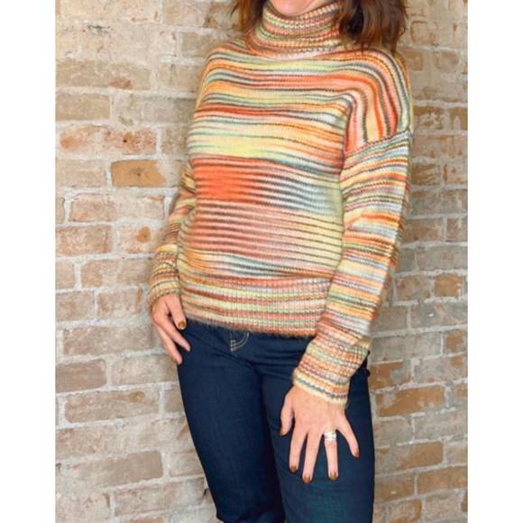 Love Token | Sweaters | New Love Token Sharon Sweater In Orange Multi ...